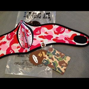 Bape | Accessories | Bape Neoprene Face Mask Red Camo A Bathing Ape ...